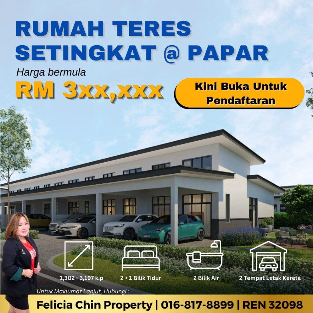 Rumah Teres Setingkat, Papar Benoni - Felicia Chin