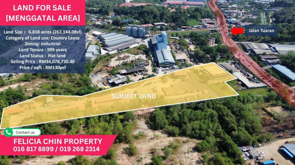 LAND FOR SALE [MENGGATAL AREA] - Felicia Chin